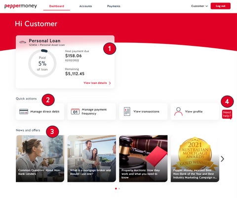 my.peppermoney: Manage Your Loan Online | Pepper Money NZ
